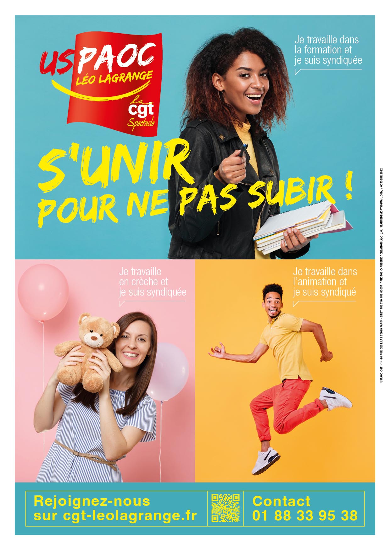 AFFICHES CGT LEO LAGRANGE - CGT Léo Lagrange